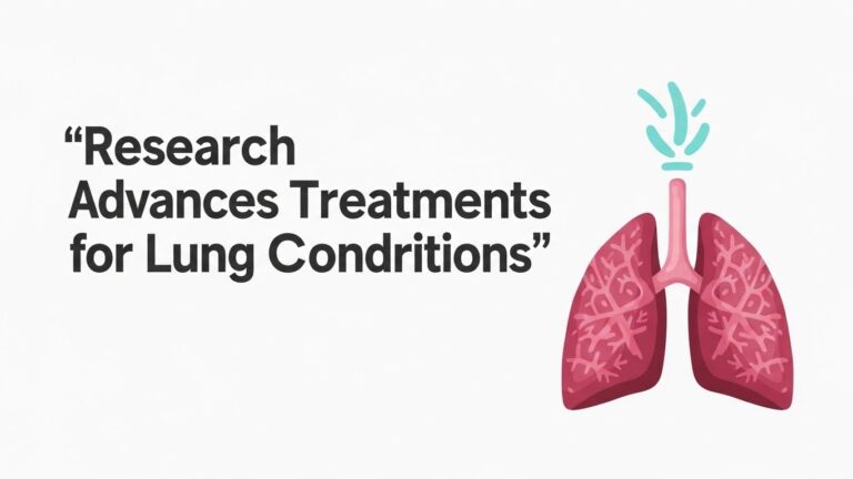 How Research Advances Treatments for Lung Conditions